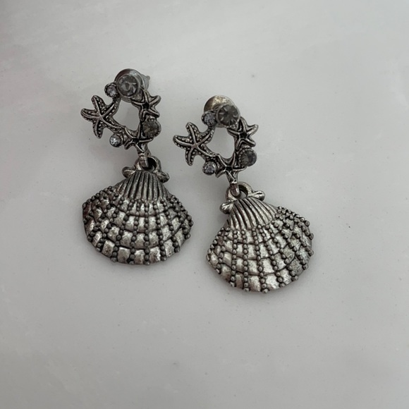 Jewelry | Clam Shell Earrings | Poshmark